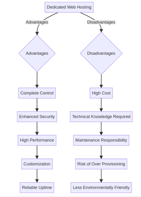 Advantages and Disadvantages of Dedicated Web Hosting - Space Hosting